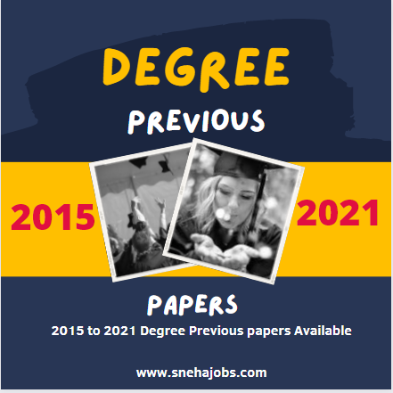 VSU Second Semester 2021 Previous Papers - SnehaJobs.com