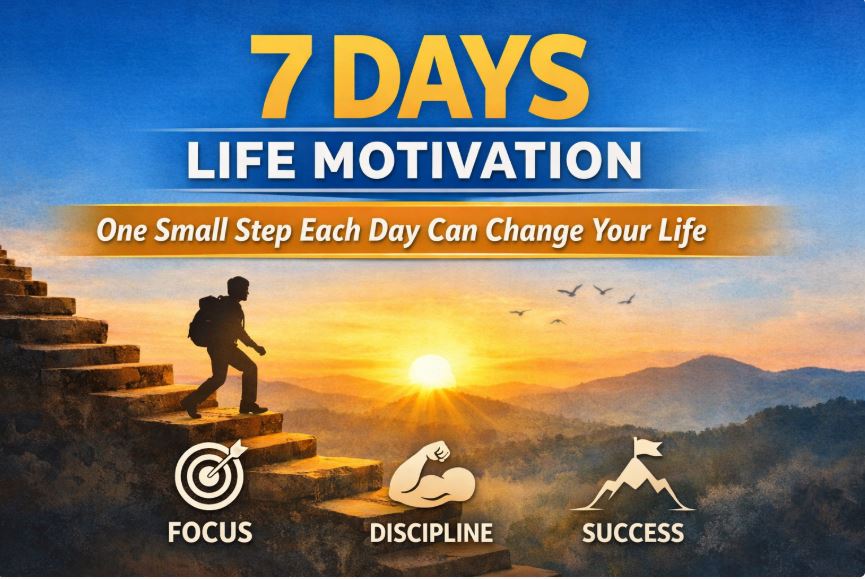 7 Days Life Motivation 2026 – One Small Step Each Day Can Change Your ...